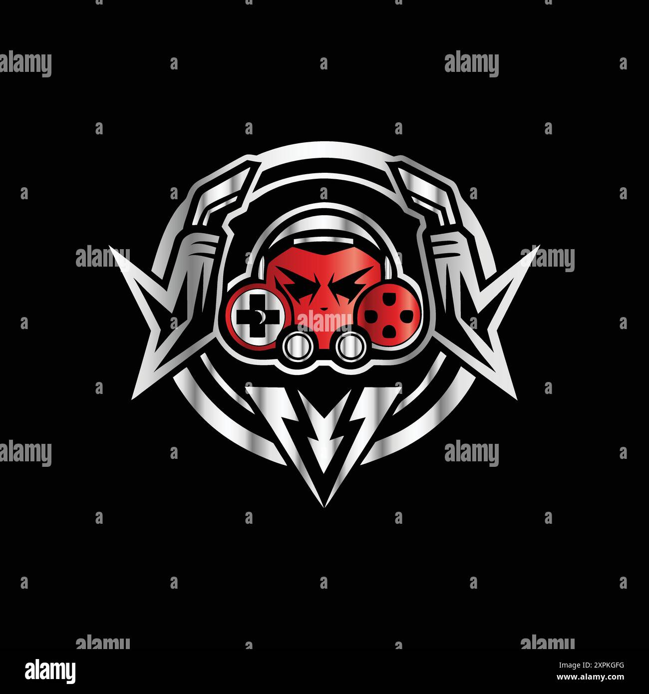 Game controller logo template. Gaming logo concept. Game controller ...