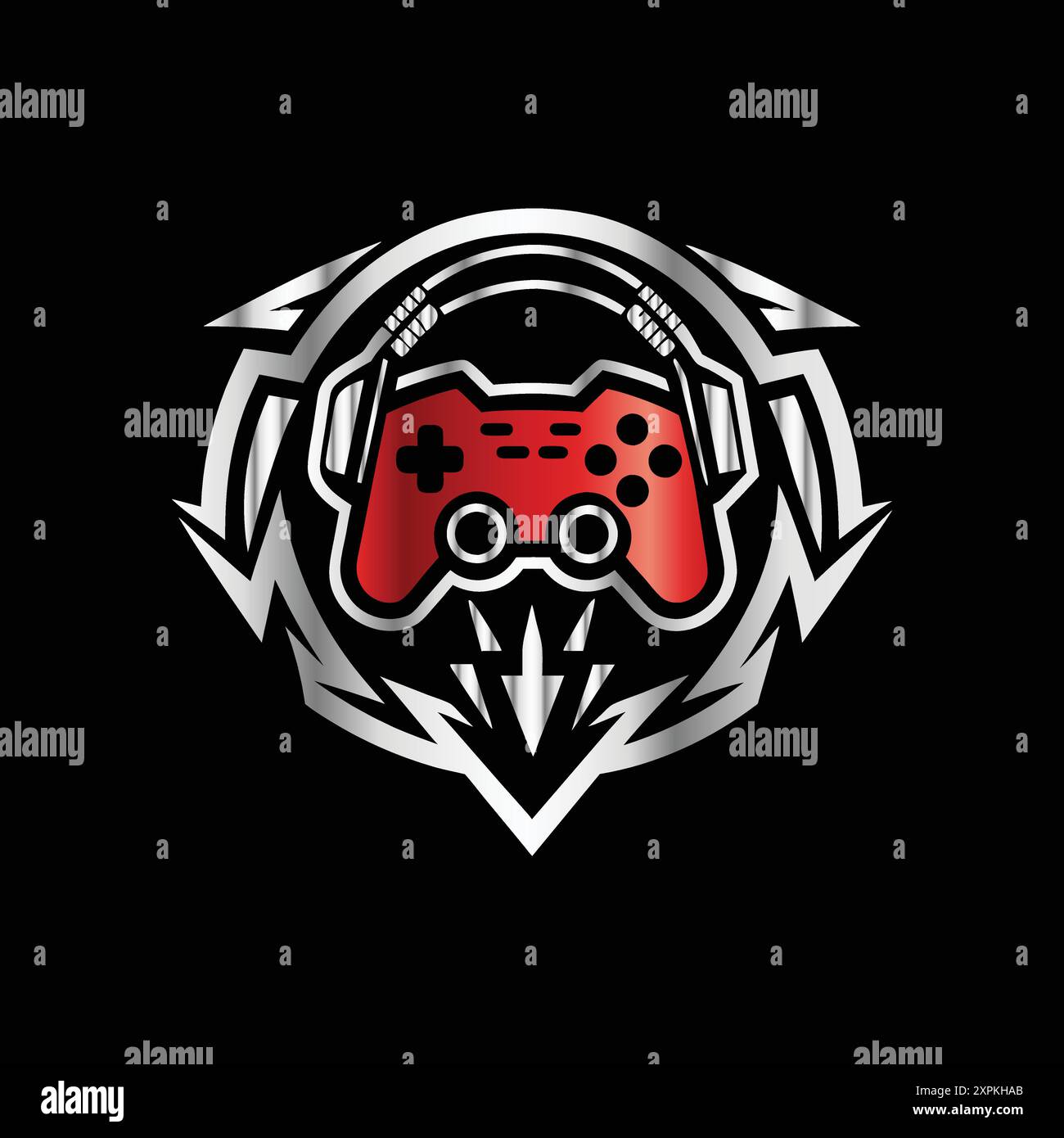 Game controller logo template. Gaming logo concept. Game controller ...