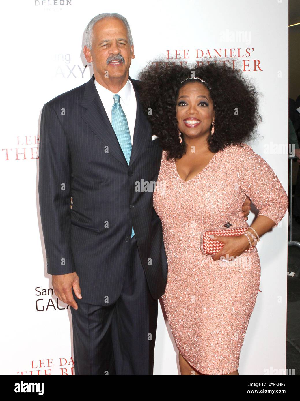 Oprah Winfrey and Stedman Graham attend the premiere of 'The Butler' at ...
