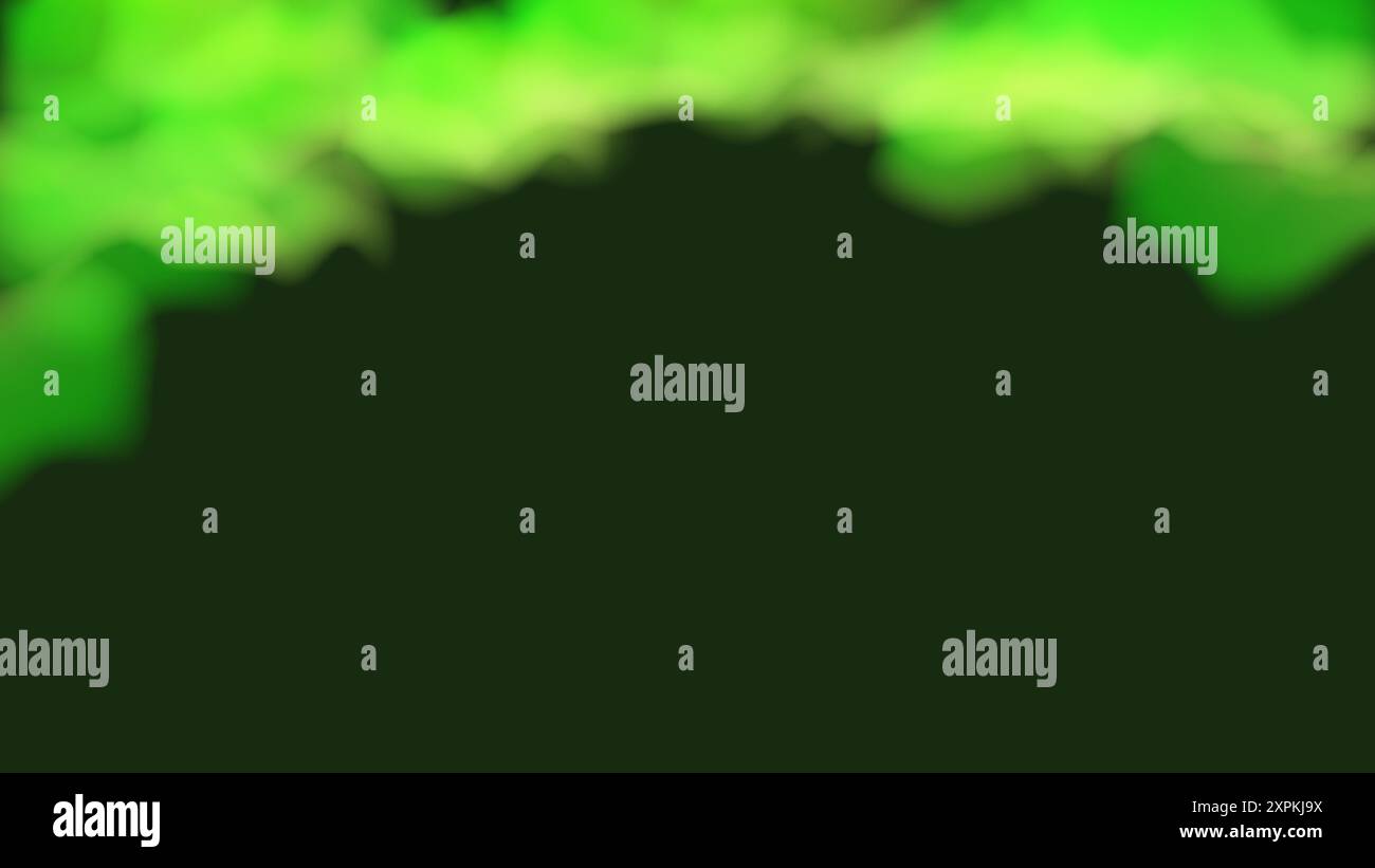 Smoke Vapor cloud overlay effect Realistic vector. Green smoke from ...