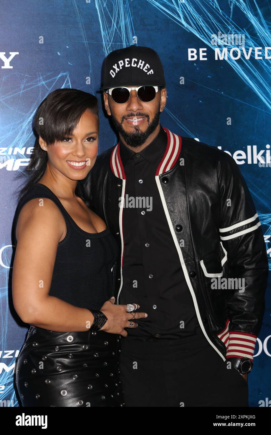Alicia Keys attends Amazing Spider-Man 2" at the Ziegfeld Theater in ...