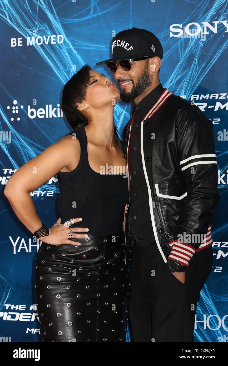 Alicia Keys attends Amazing Spider-Man 2" at the Ziegfeld Theater in ...