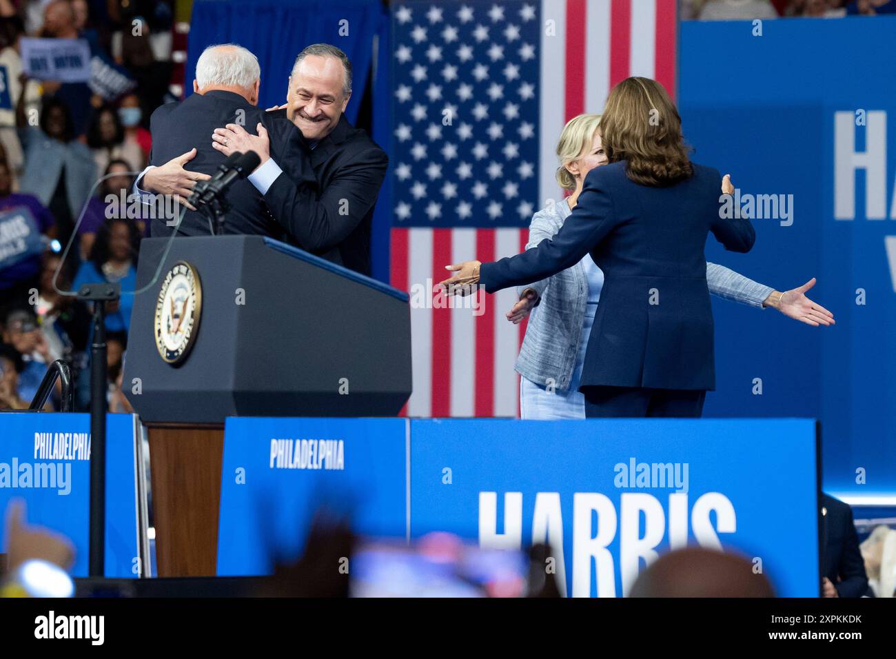 Philidelphia, United States. 06th Aug, 2024. Vice presidential ...
