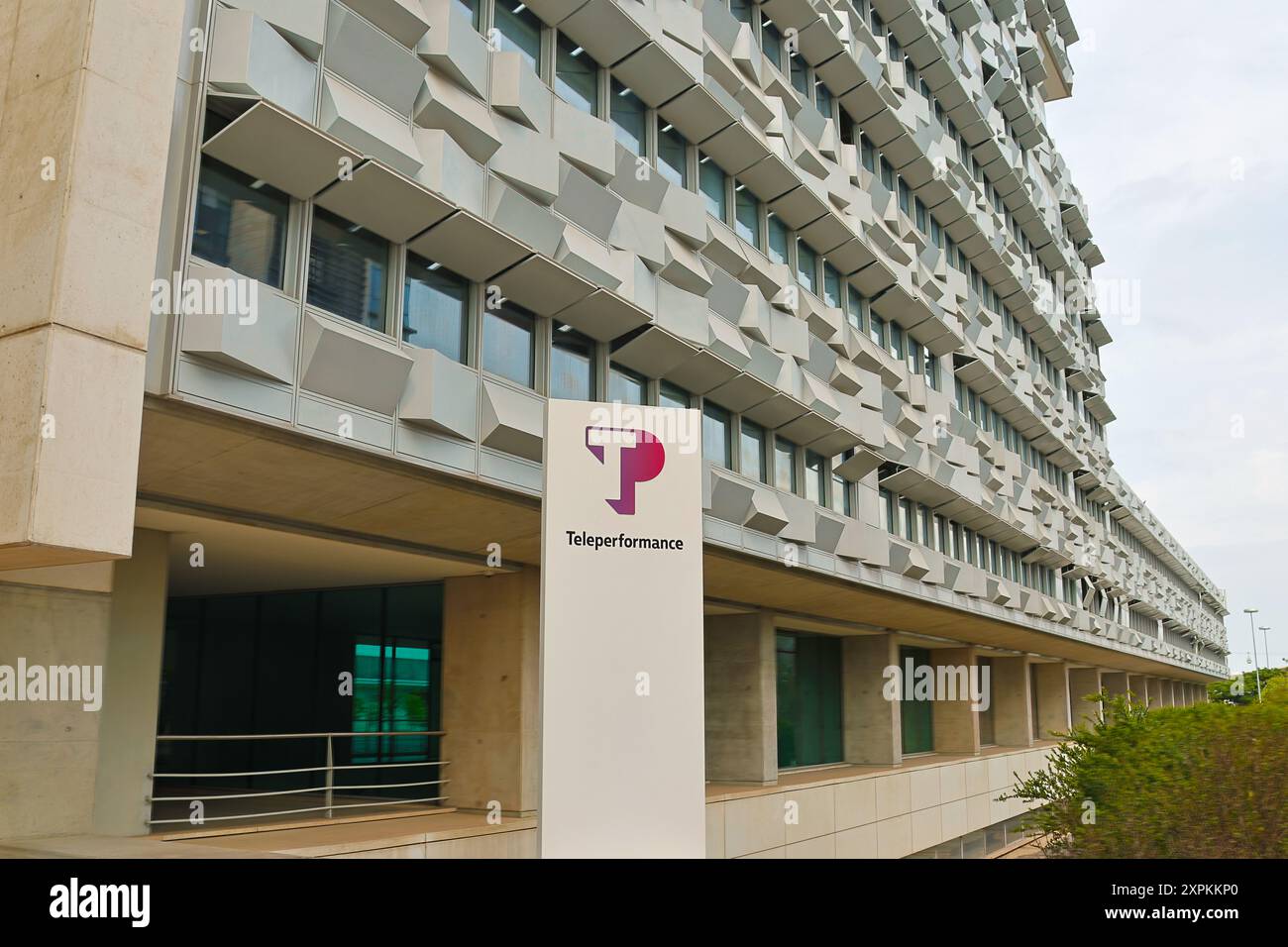 Architecture of a teleperformance office showcasing their digital ...