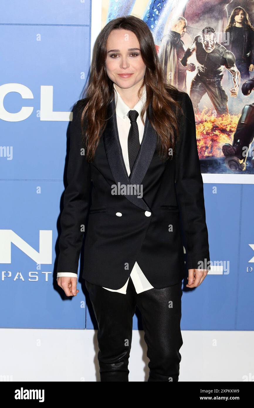 Ellen Page attends the premiere of "X-Men: Days Of Future Past" at the ...