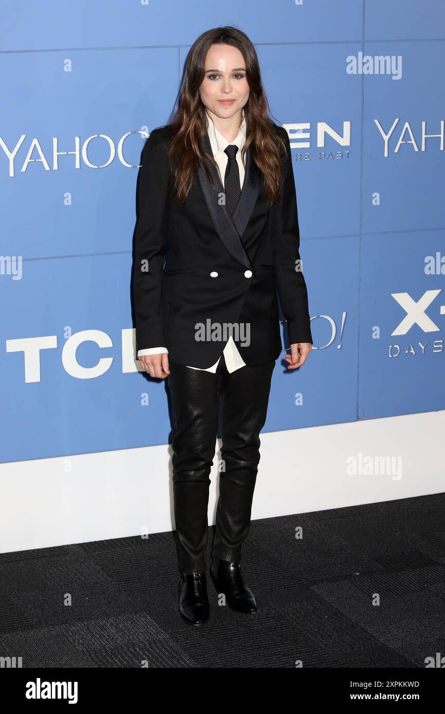 Ellen Page attends the premiere of "X-Men: Days Of Future Past" at the ...