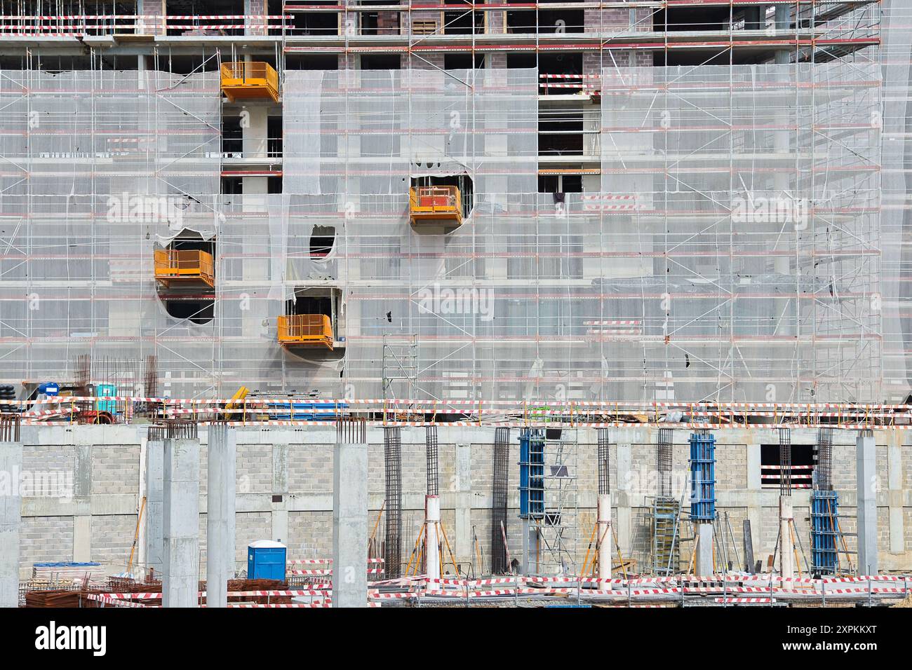 Construction site elevators work view hi-res stock photography and ...