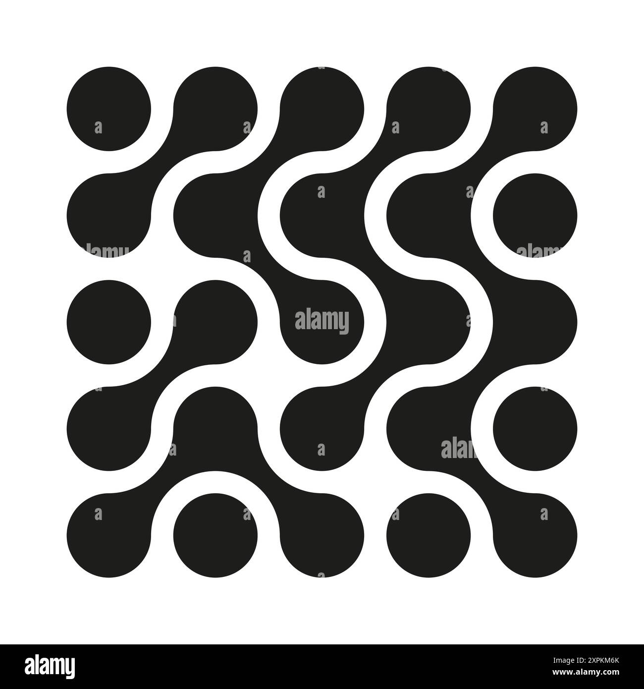 Interconnected geometric shapes hi-res stock photography and images - Alamy