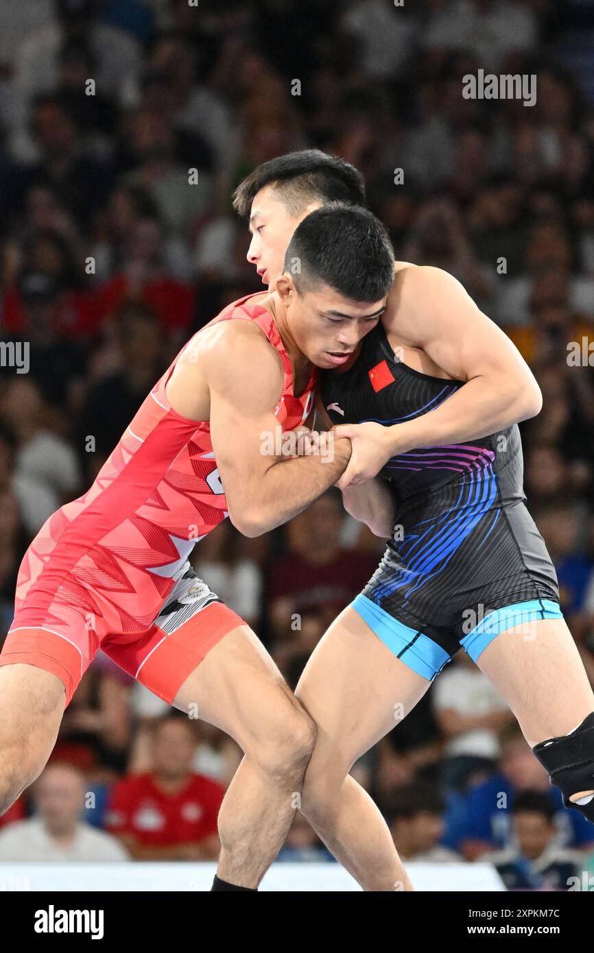 FUMITA Kenichiro (JPN), CAO Liguo (CHN), MGM 60kg Wrestling Final at ...