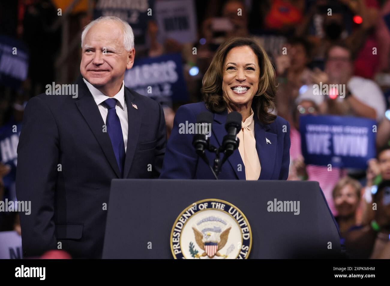 Philadelphia, United States. 06th Aug, 2024. Vice President Kamala ...