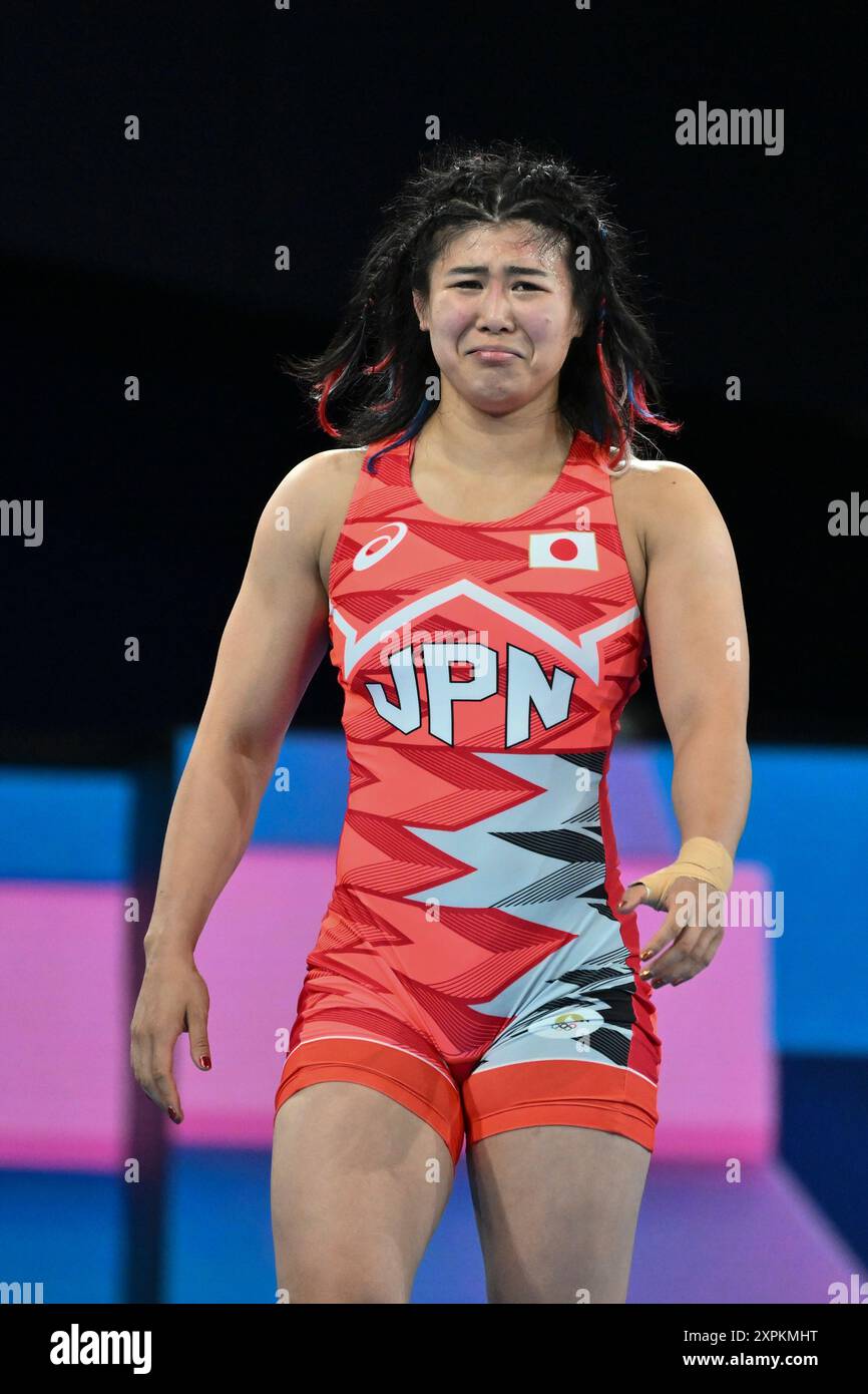 OZAKI Nonoka Japan (JPN), OBORUDUDU Blessing (NIR), Women's Freesyle 68kg Wrestling Bronze Medal ...