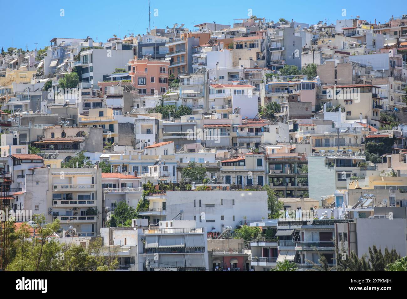 Athens urban area hi-res stock photography and images - Alamy
