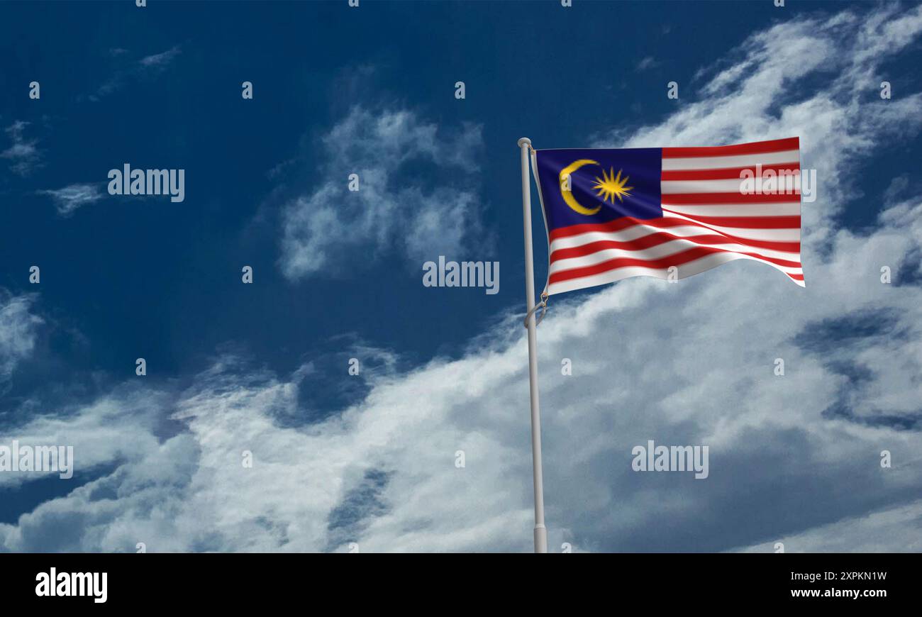 Malaysia country national blue sky cloudy white backhground wallpaper ...