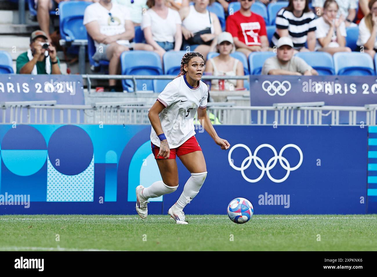 Lyon, France. 6th Aug, 2024. Trinity Rodman (USA) Football/Soccer ...