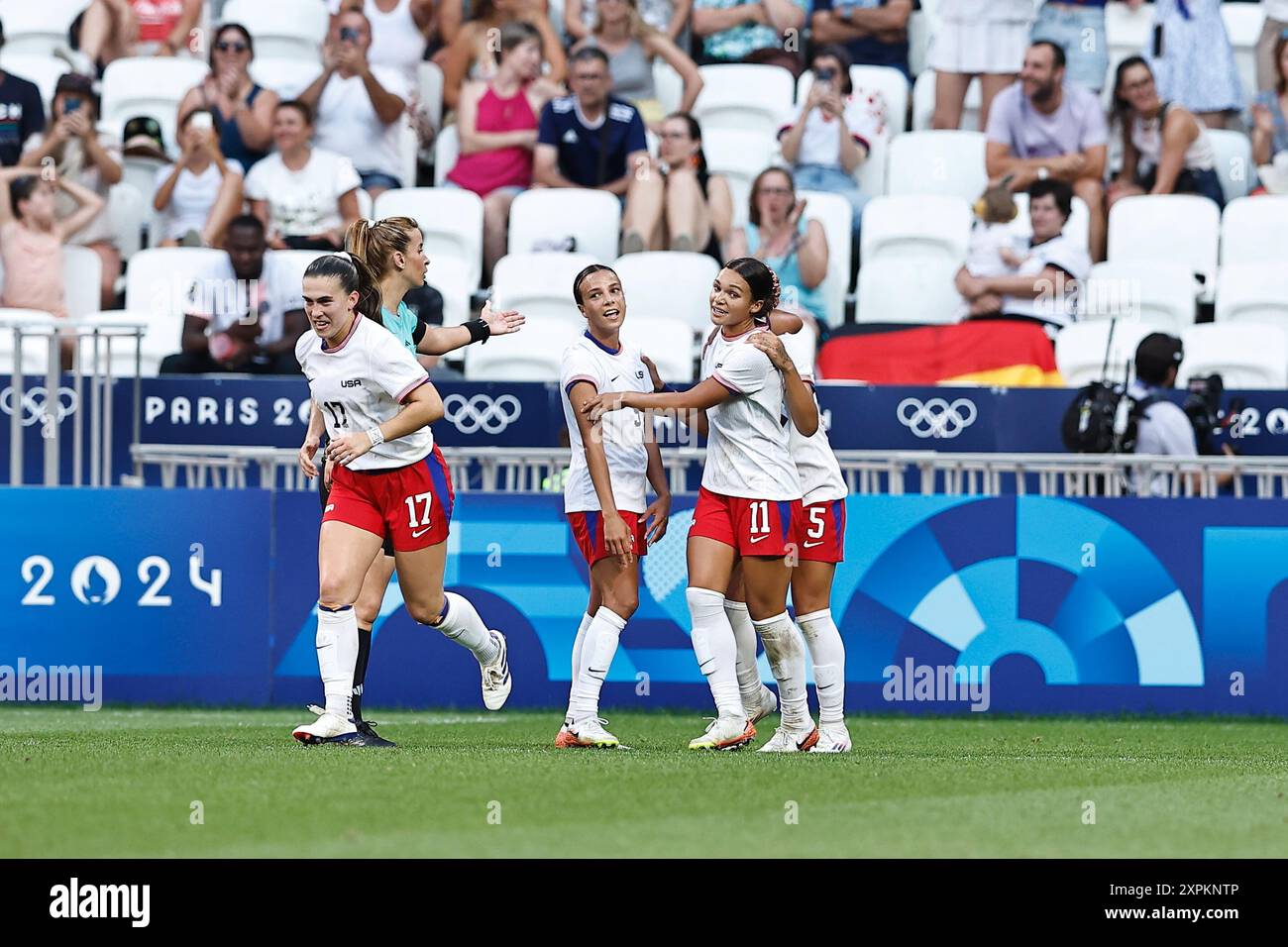 Lyon, France. 6th Aug, 2024. Sophia Smith (USA) Football/Soccer : Smith ...
