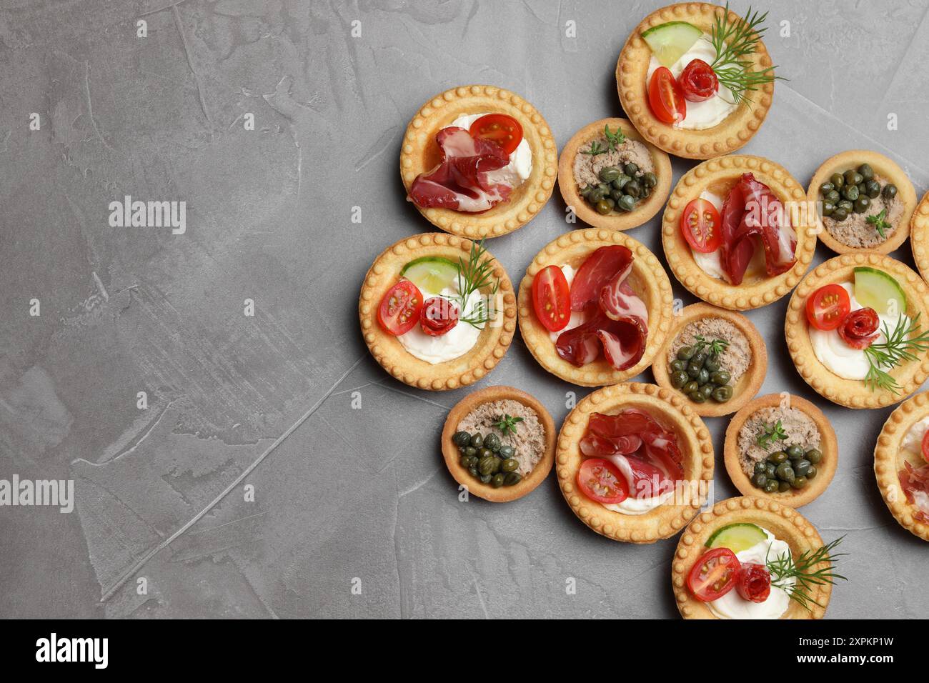Top view canapes different hi-res stock photography and images - Alamy