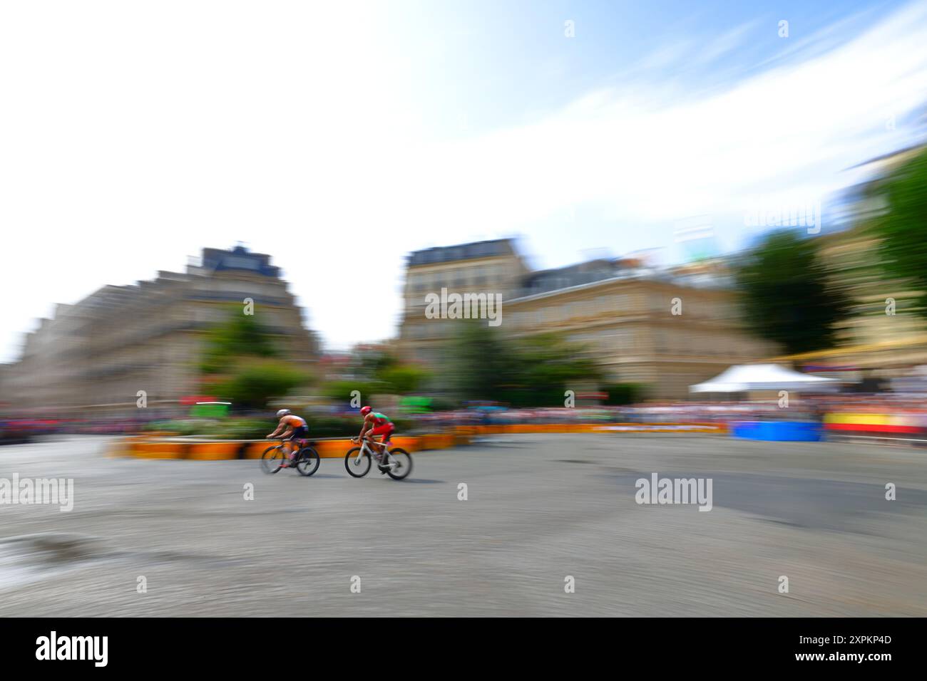 Paris, France. 31st July, 2024. General view Triathlon : Men's ...