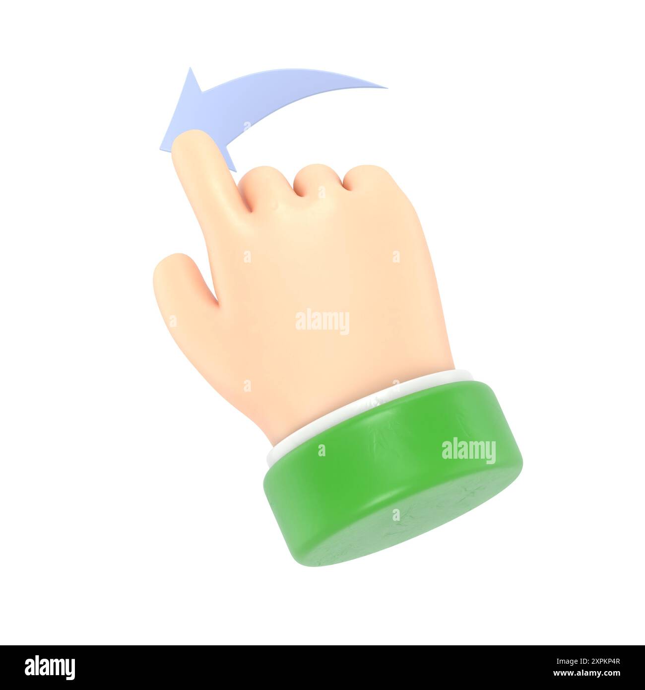 Cartoon Gesture Icon Mockup.Touchscreen gesture line icons.3D ...