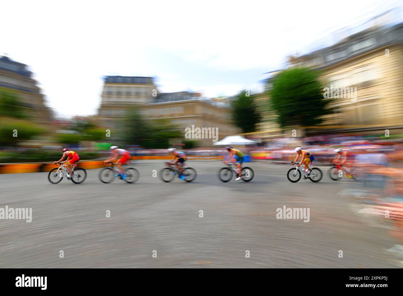 Paris, France. 31st July, 2024. General view Triathlon : Men's ...