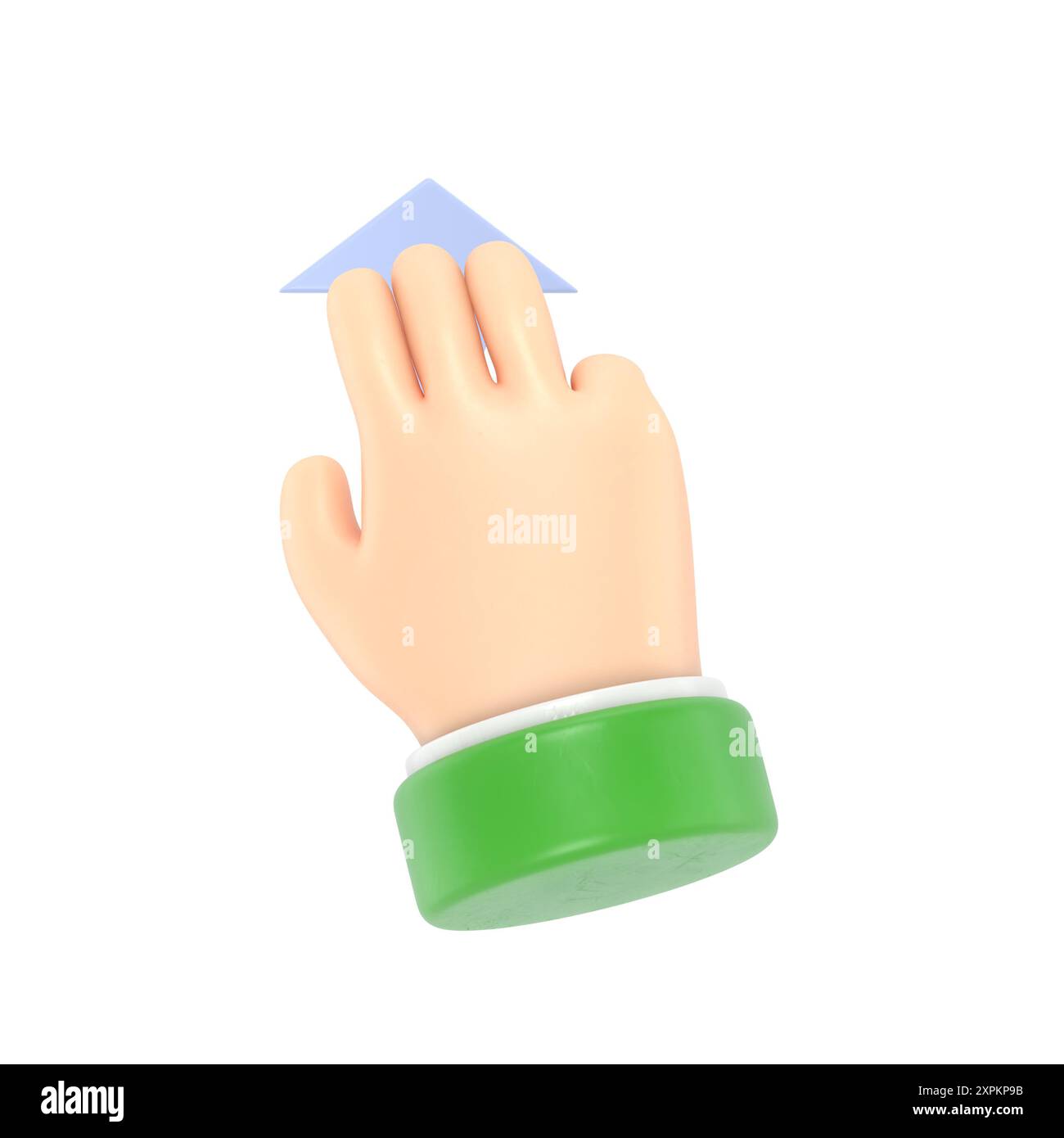 Cartoon Gesture Icon Mockup.Touchscreen gesture line icons.3D ...