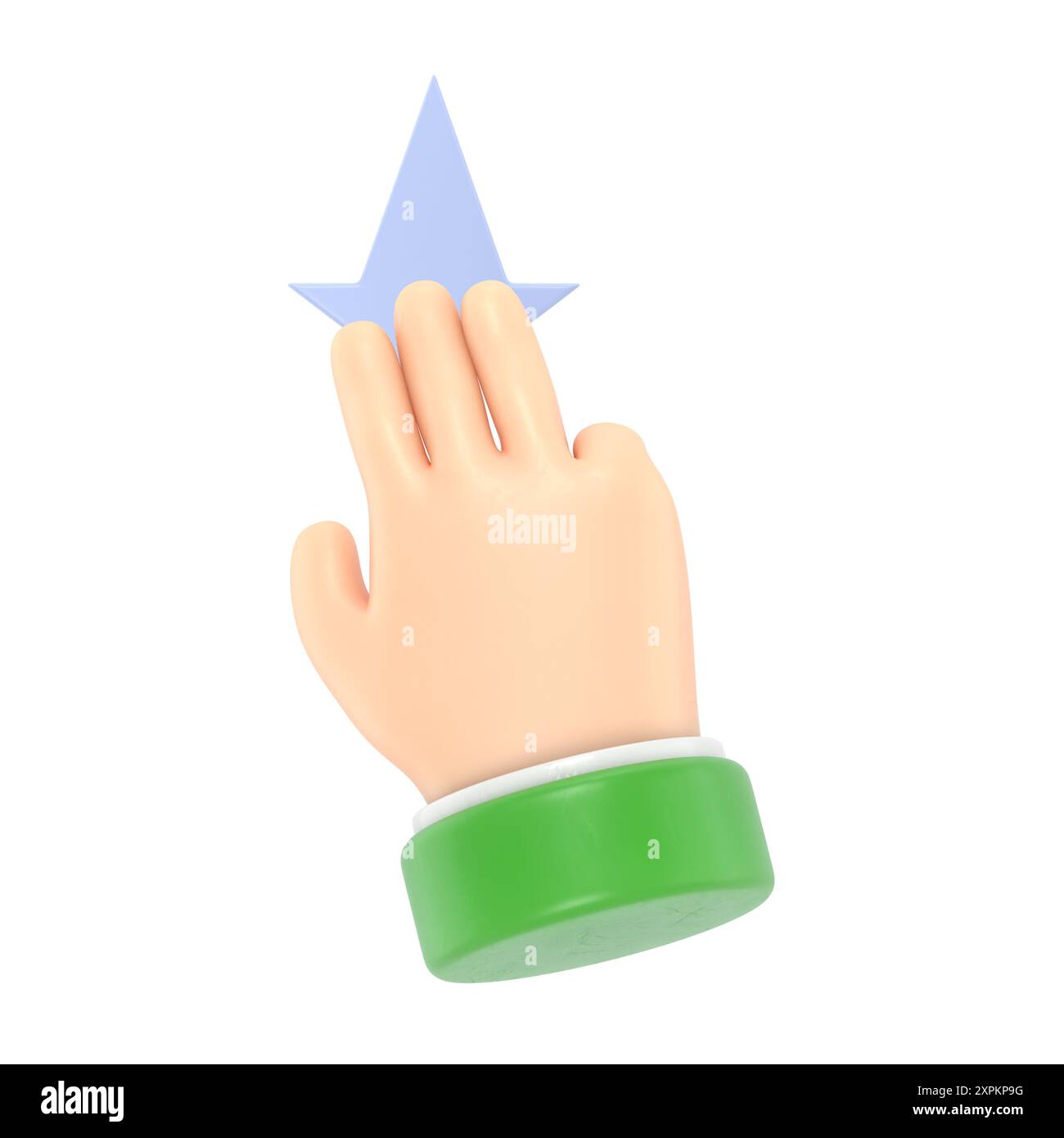 Cartoon Gesture Icon Mockup.Touchscreen gesture line icons.3D ...