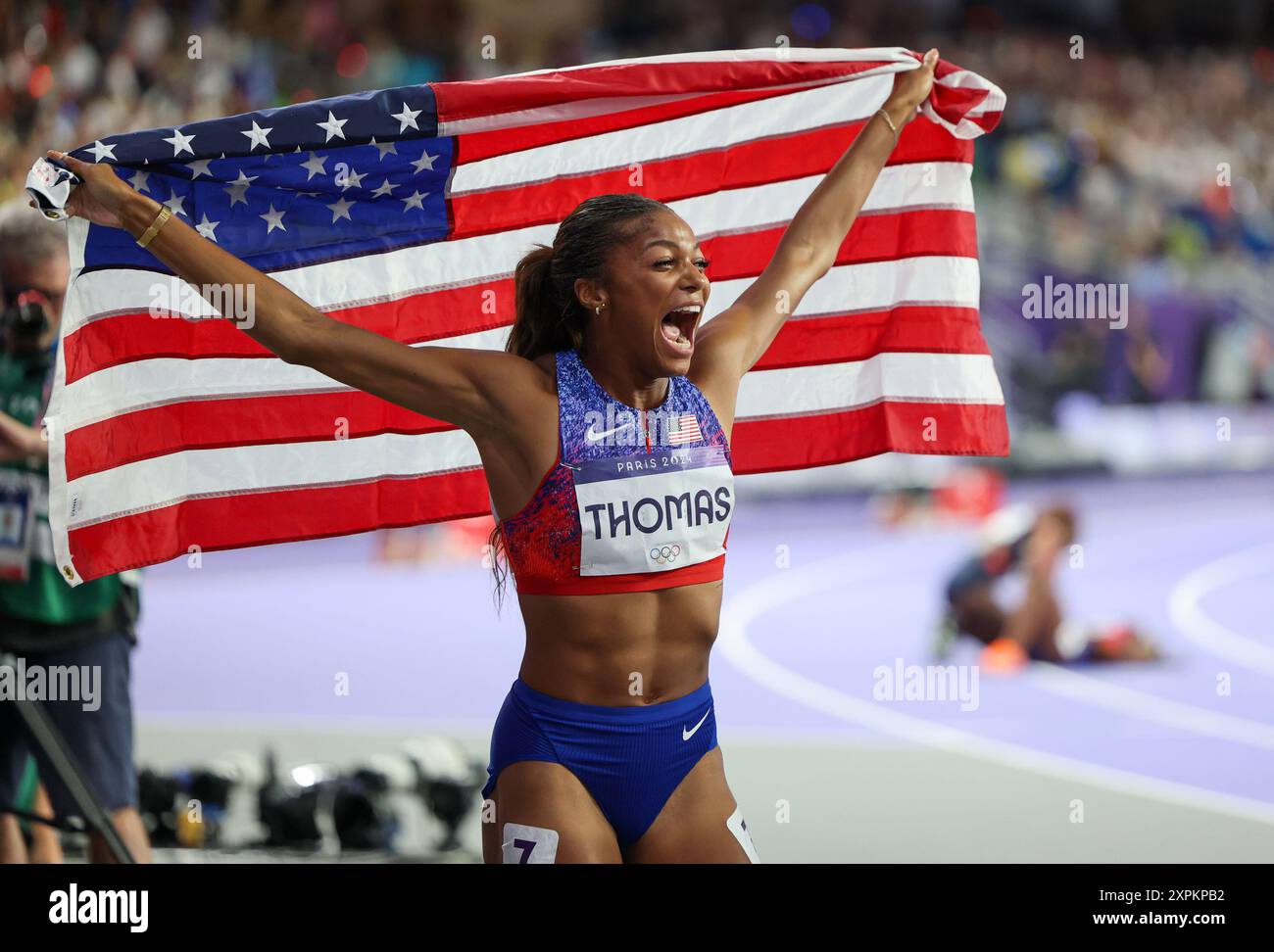Paris, Ile de France, France. 6th Aug, 2024. GABRIELLE THOMAS (USA ...