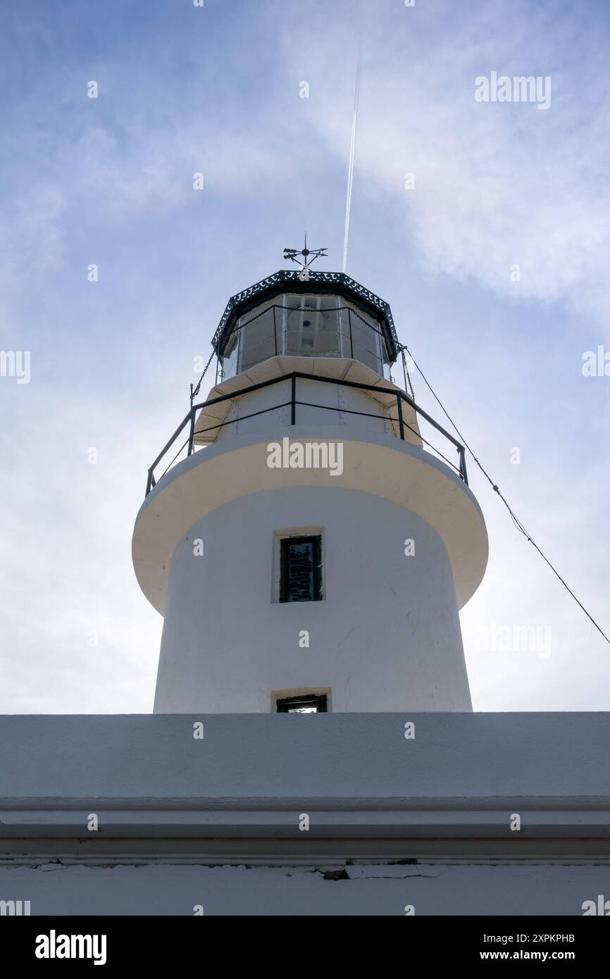 The old lighthouse in Othonoi island, Greece Stock Photo - Alamy