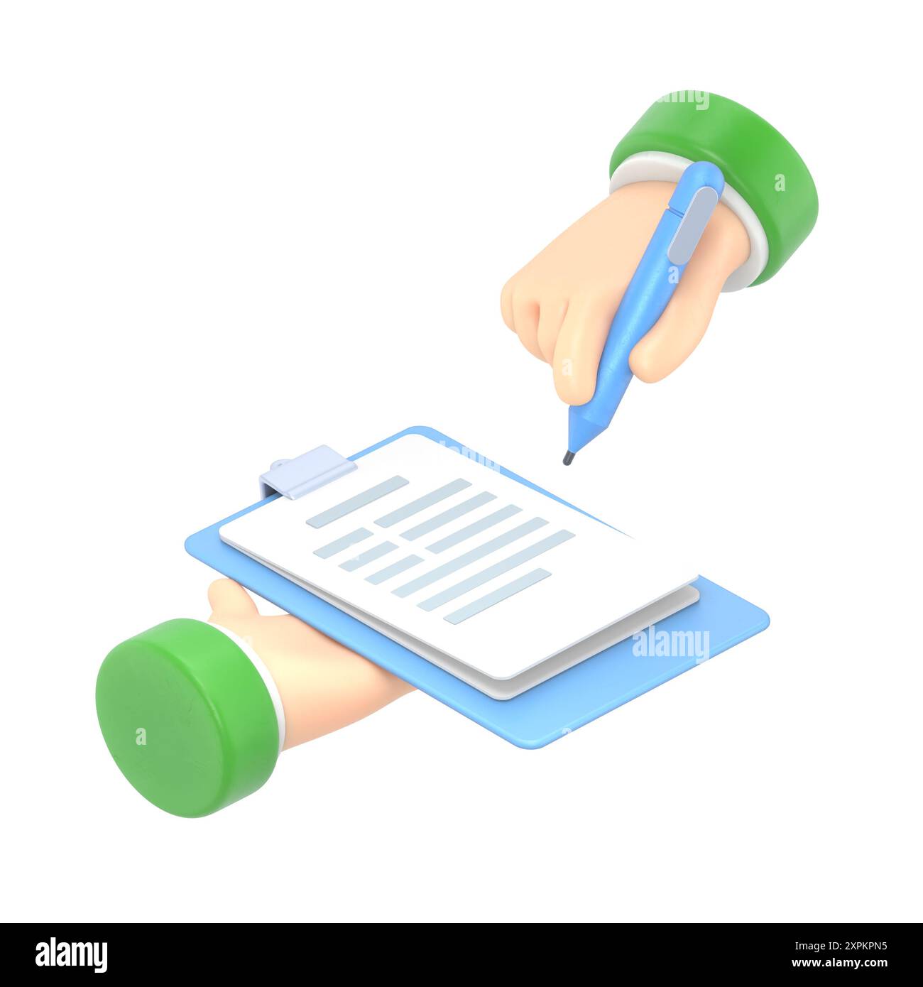 Signing contract cartoon hi-res stock photography and images - Alamy