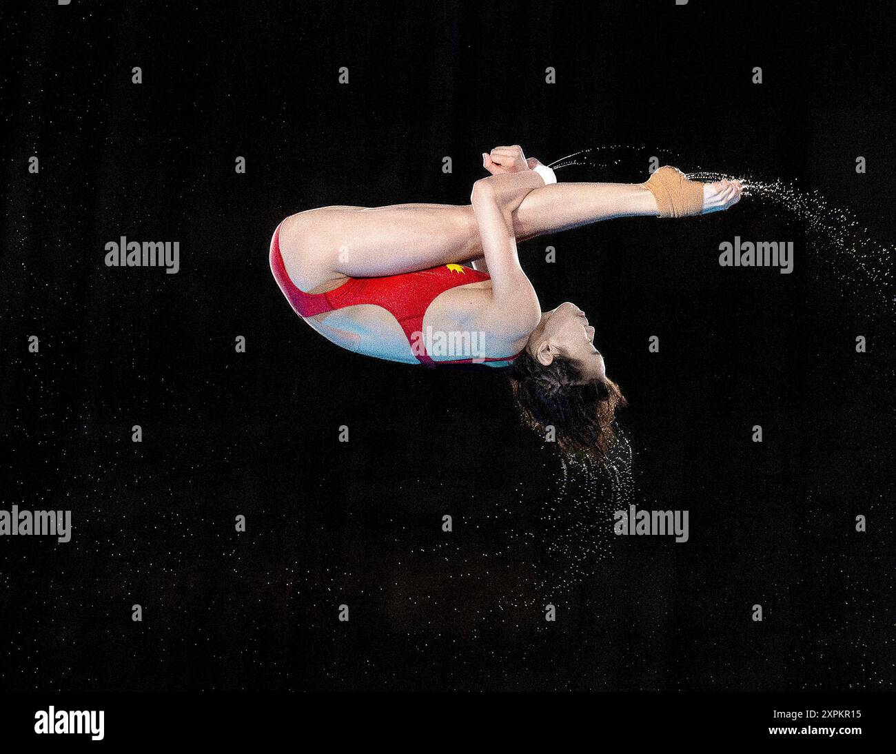 Paris, Ile de France, France. 6th Aug, 2024. Chinese diver HONGCHAN ...