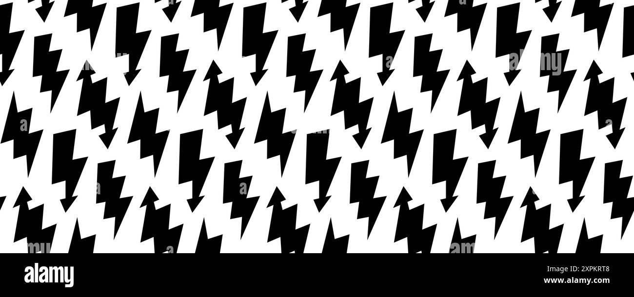 Lightning bolt seamless pattern. Thunder bolt repeating background ...