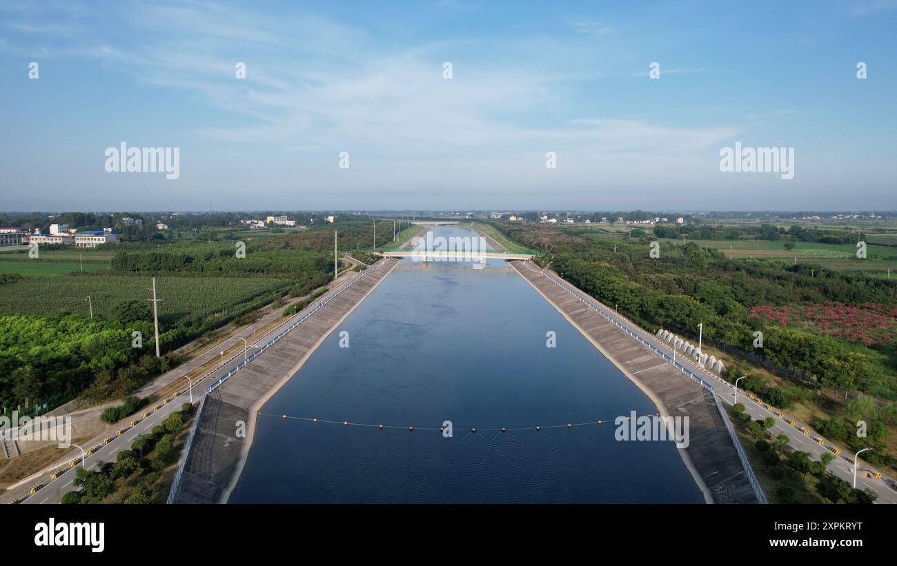 NANYANG, CHINA - AUGUST 7, 2024 - View of the Tanzhai Village section ...