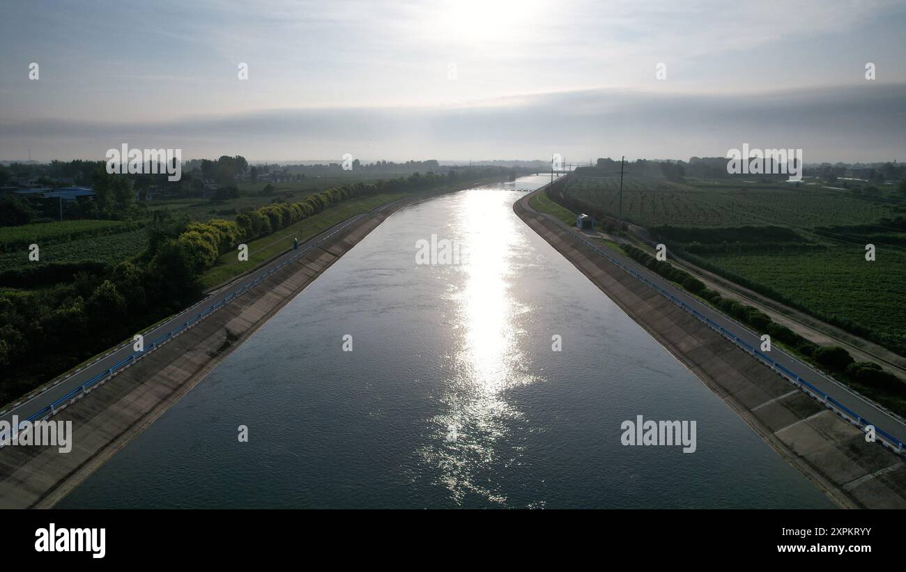 NANYANG, CHINA - AUGUST 7, 2024 - View of the Tanzhai Village section ...