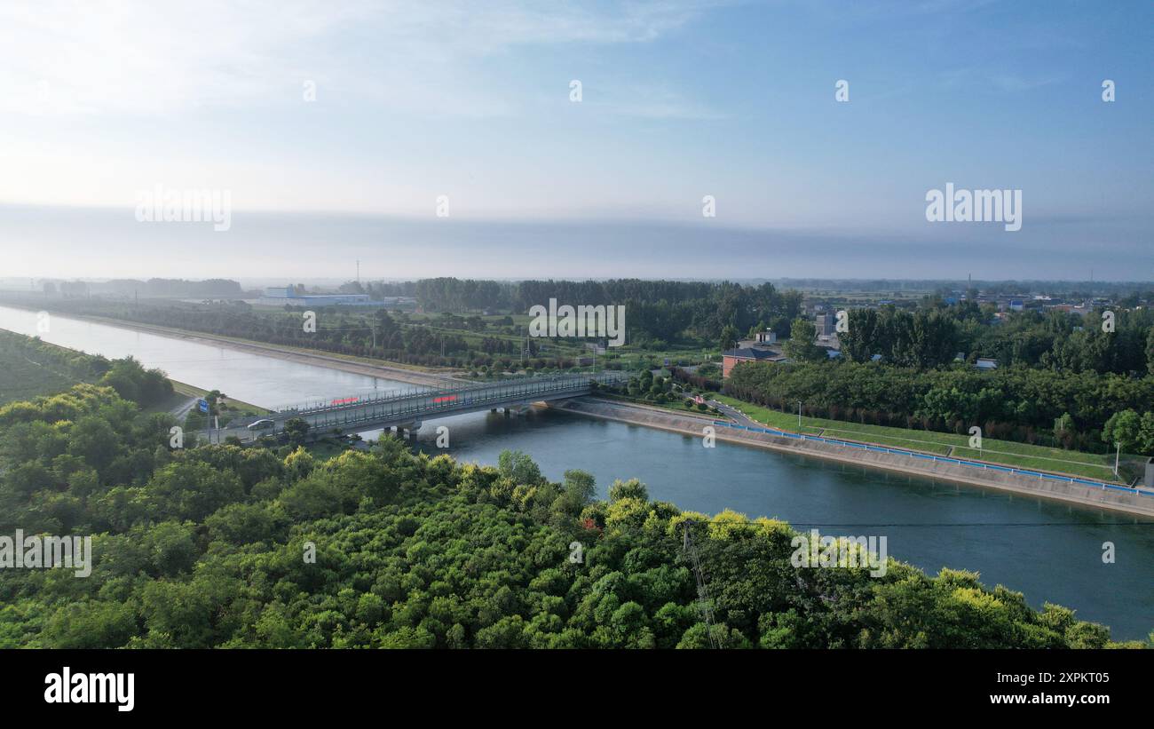 NANYANG, CHINA - AUGUST 7, 2024 - View of the Tanzhai Village section ...