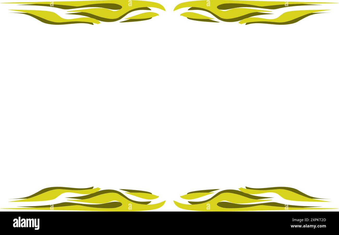 Abstract background illustration with yellow frame. Perfect for ...