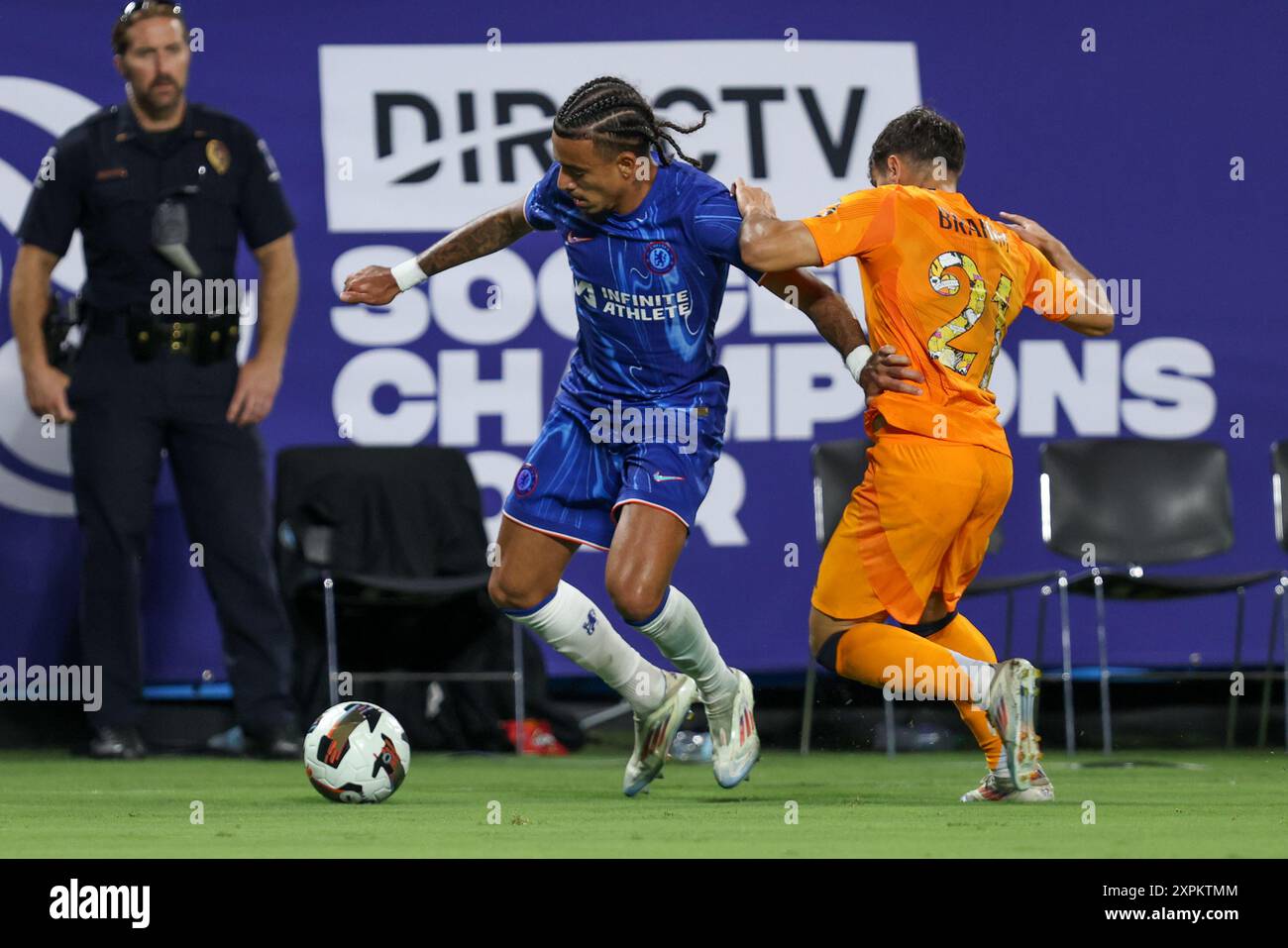 Charlotte, North Carolina, USA. August 6, 2024: Chelsea defender Malo ...