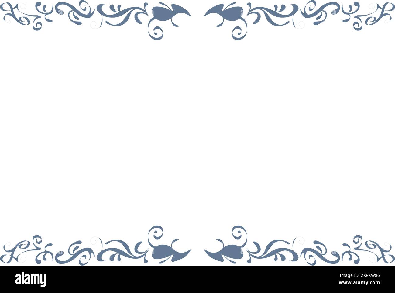 Abstract background with elemental blue border or frame. Perfect for ...