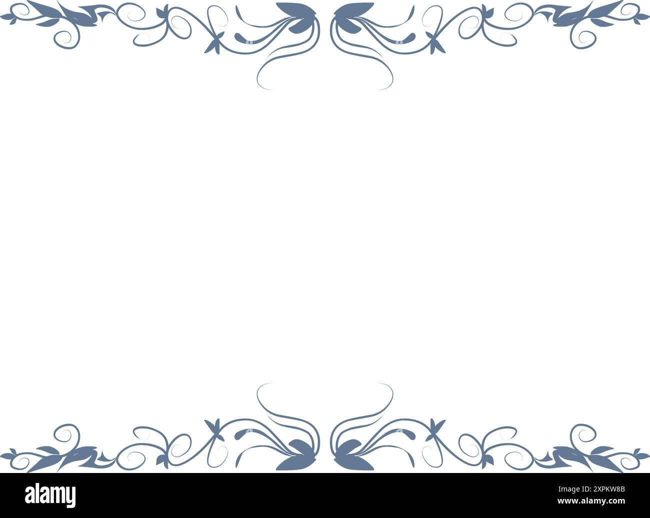 Abstract background with elemental blue border or frame. Perfect for ...
