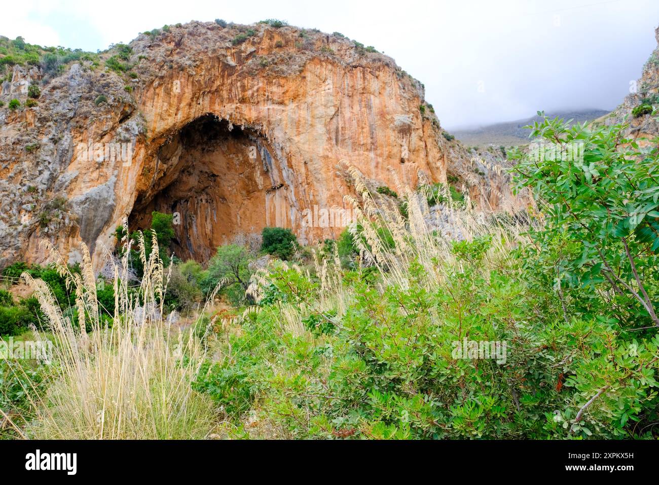Grotto Dell' Uzzo, Zingaro Nature Reserve, Sicily, Italy Stock Photo ...