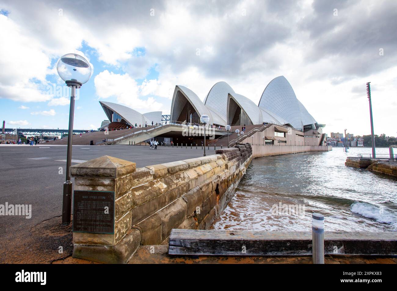 Sydney Opera House and Man O War steps, Sydney city centre,NSW ...