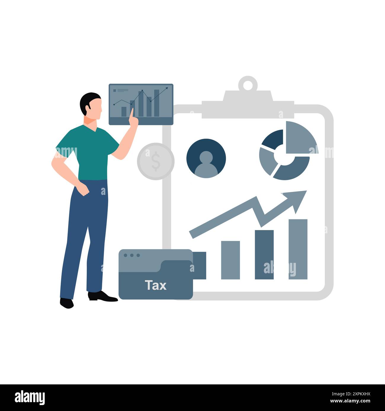 Looking at a paper check Cut Out Stock Images & Pictures - Alamy