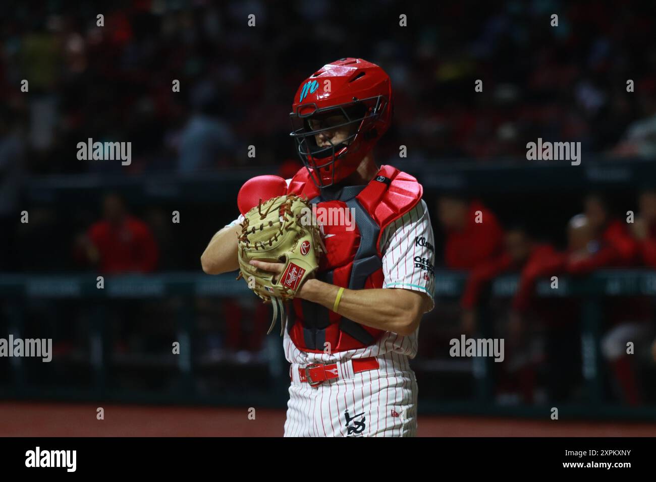 Mexico City, Mexico. 05th Aug, 2024. Patrick Mazeika #12 of Diablos ...