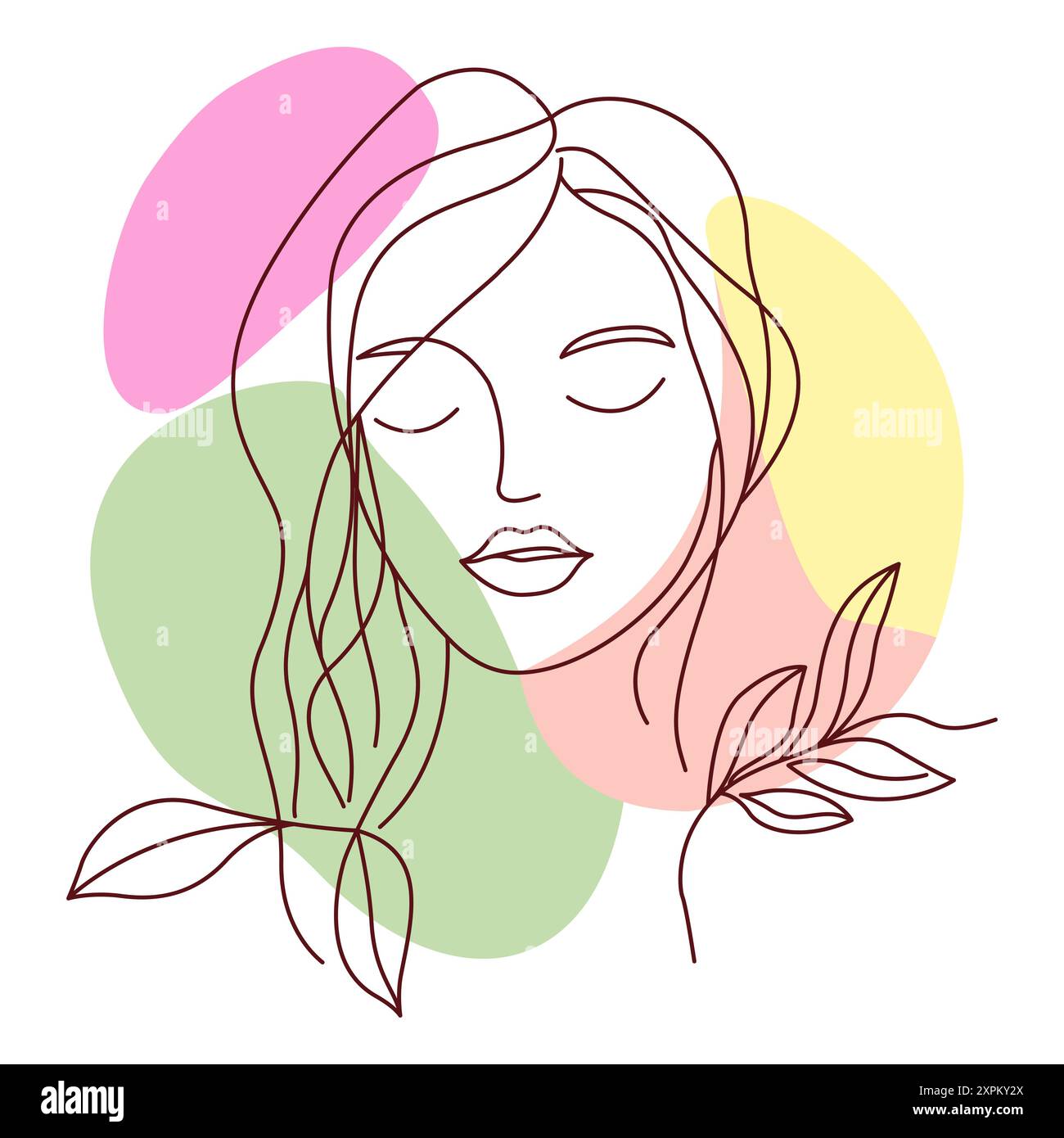Plant in salon Stock Vector Images - Alamy