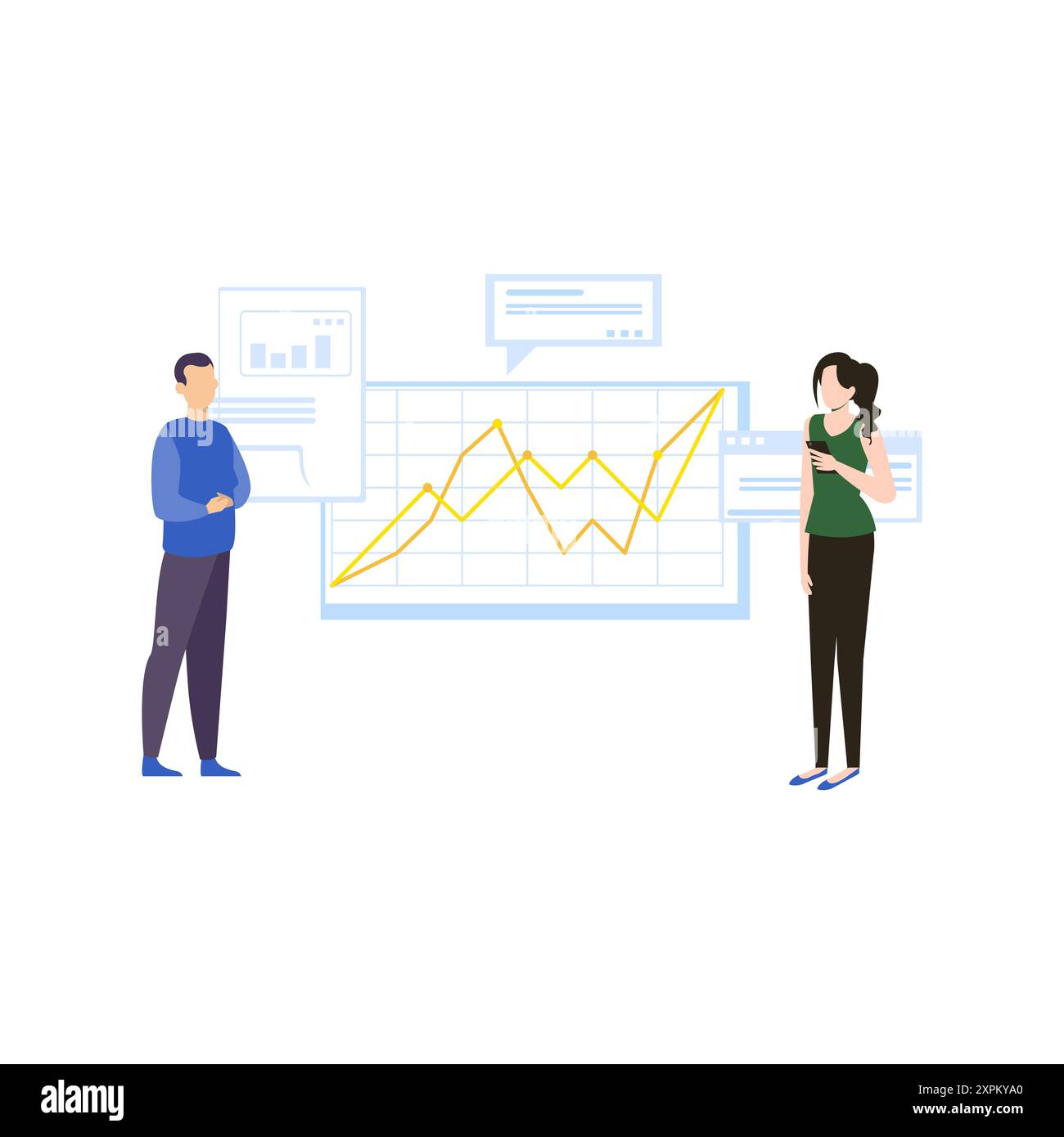 Big data service line Cut Out Stock Images & Pictures - Alamy