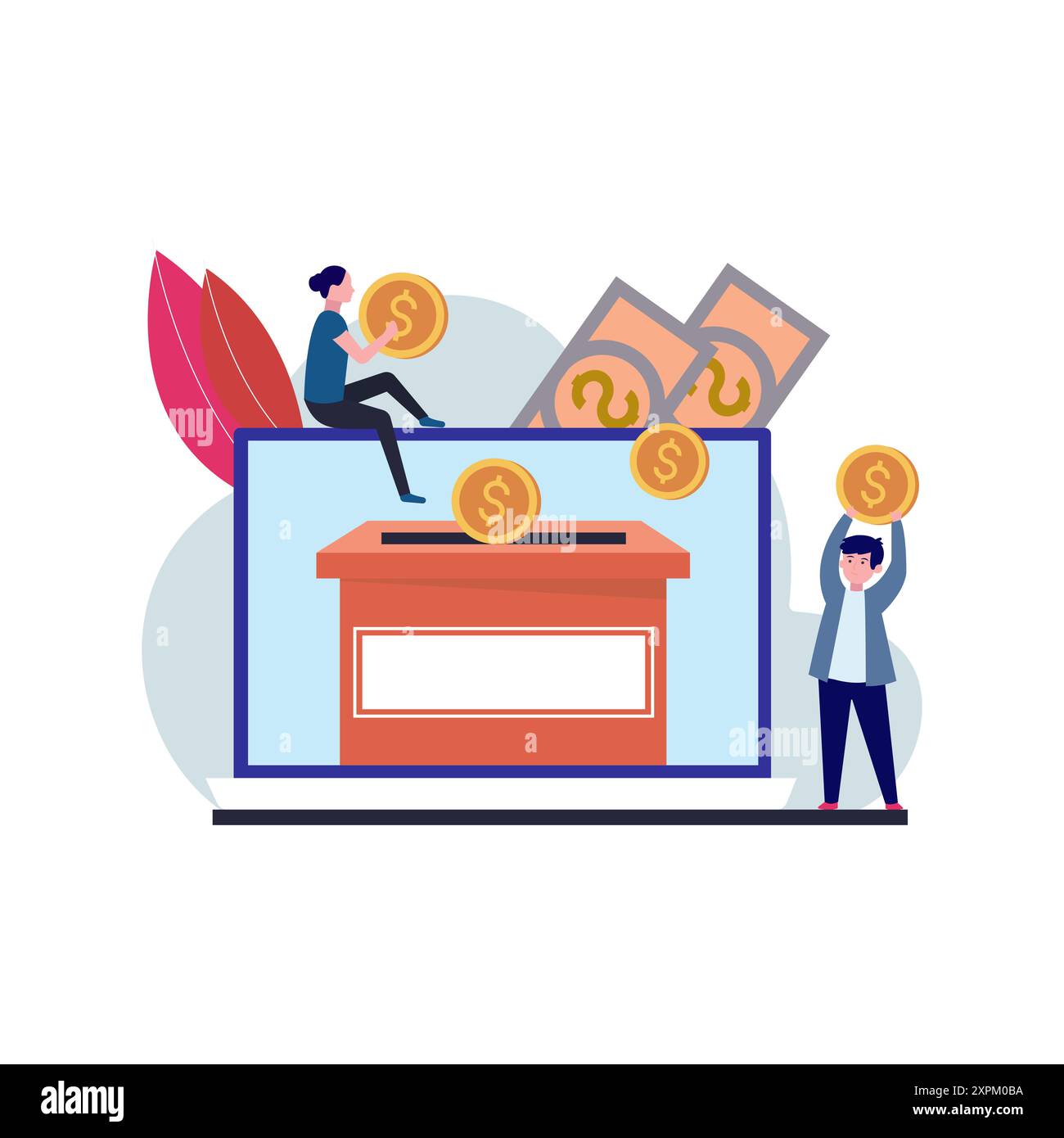 Girl support boy Cut Out Stock Images & Pictures - Alamy