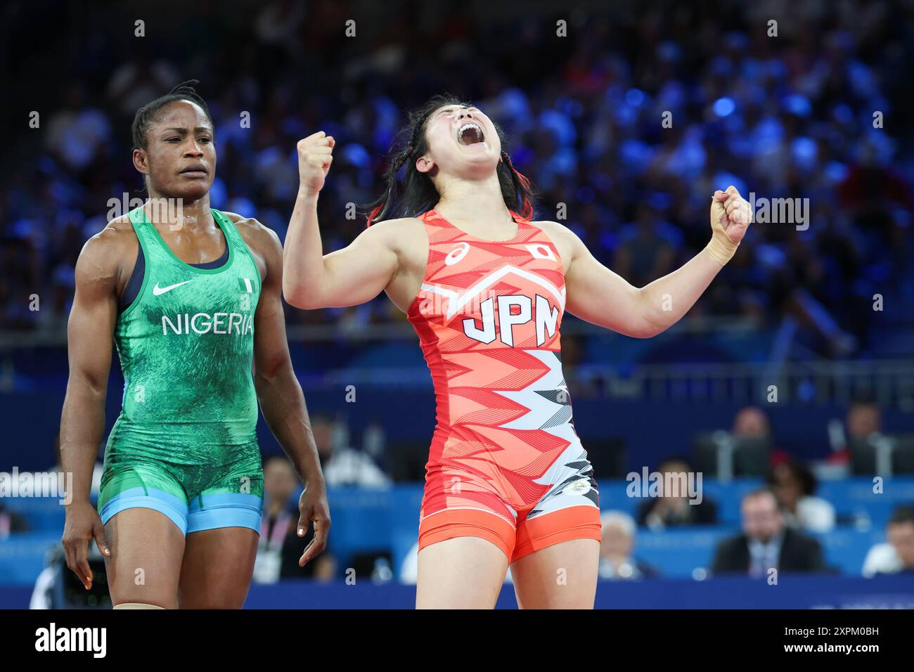 Paris, France. 6th Aug, 2024. Nonoka Ozaki (JPN) Wrestling : Women's ...