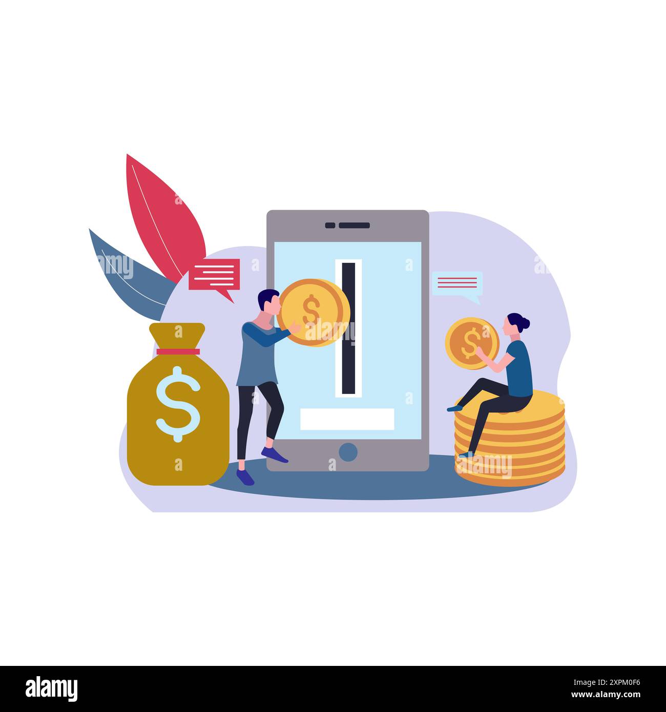 Girl support boy Cut Out Stock Images & Pictures - Alamy