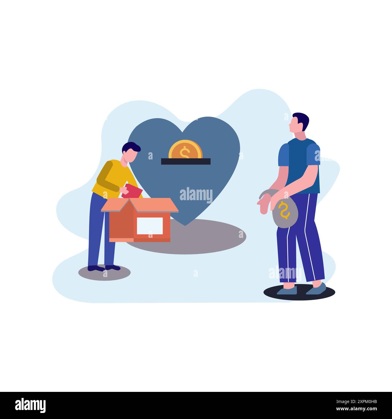 Clothes donation box icon Cut Out Stock Images & Pictures - Alamy