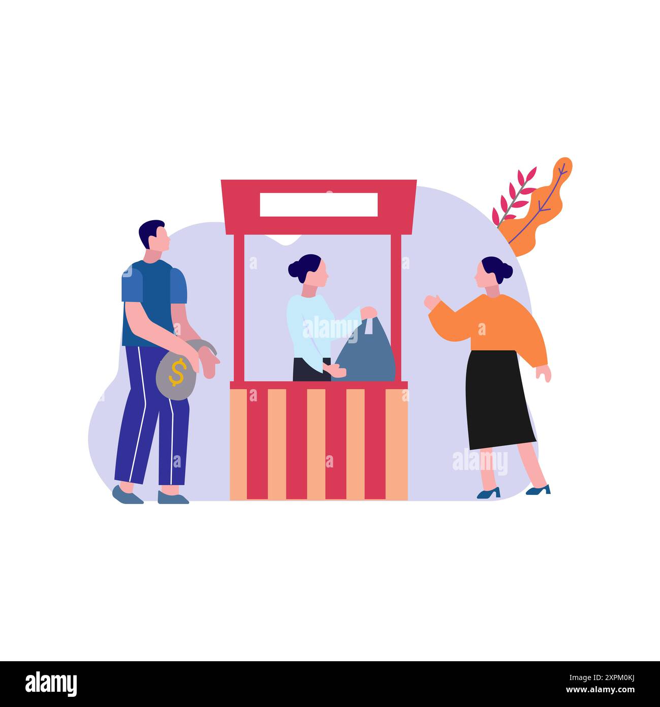 Donate concept giving box Cut Out Stock Images & Pictures - Alamy