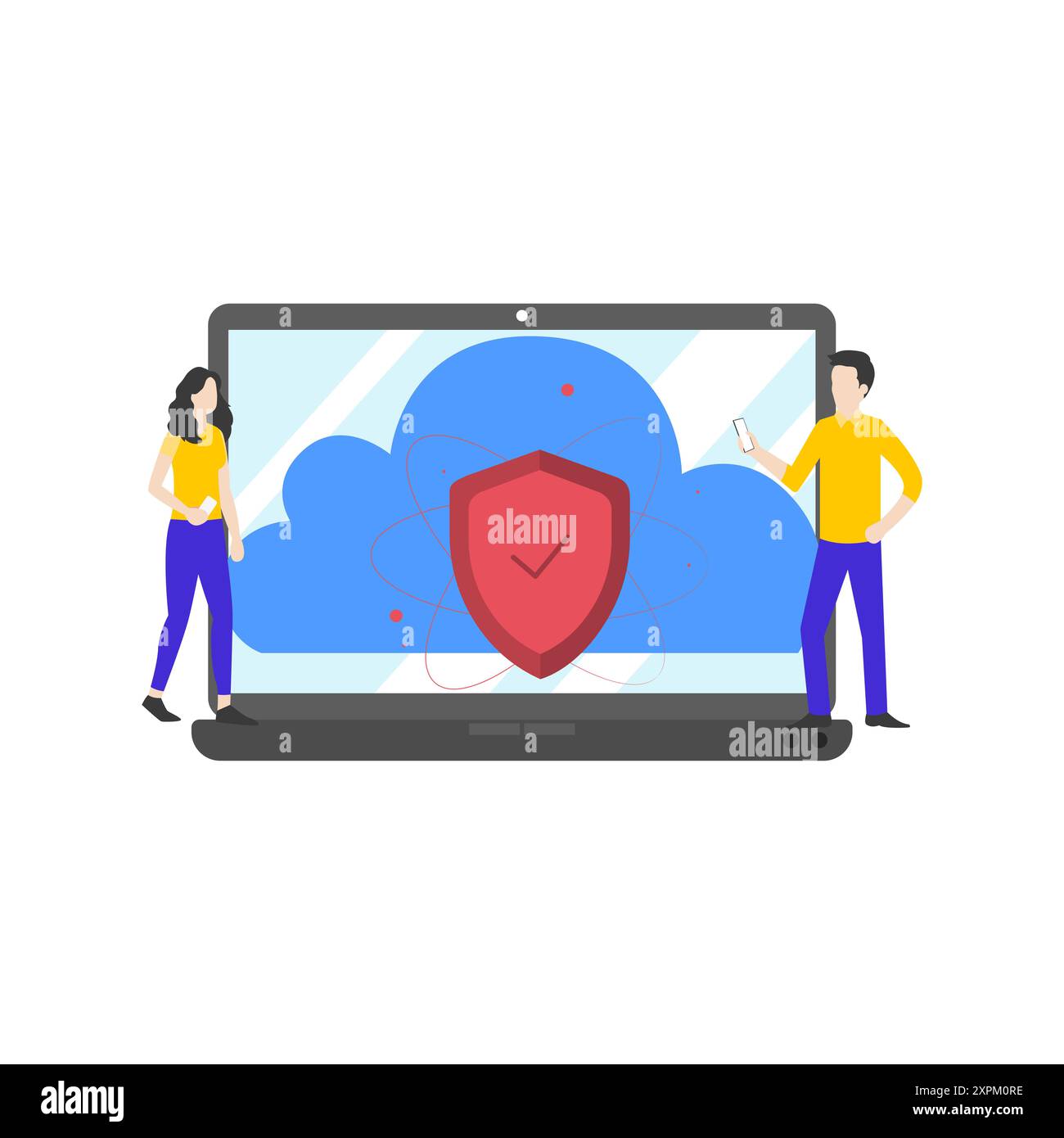 Secure email cloud Cut Out Stock Images & Pictures - Alamy