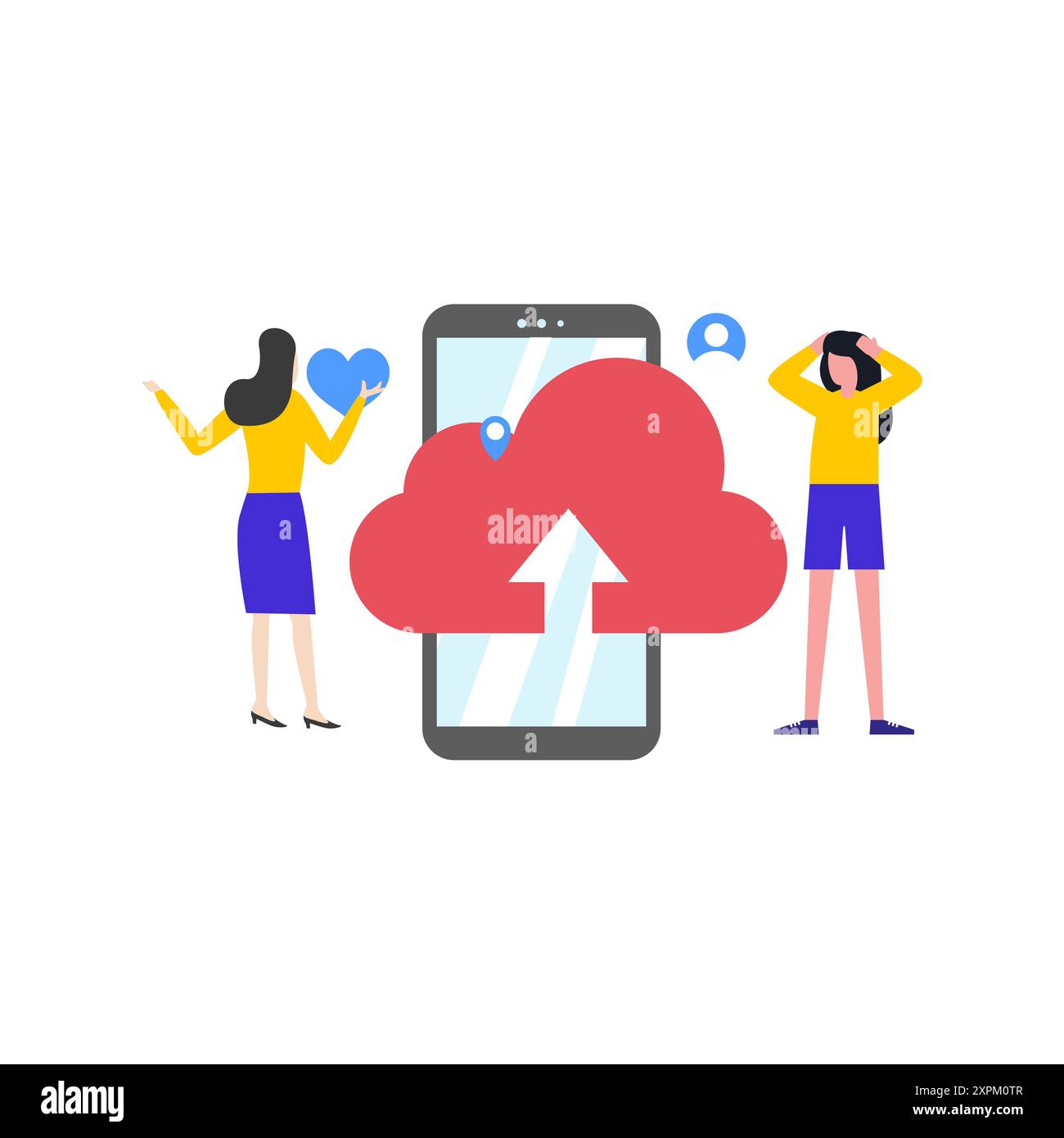 Uploading app hi-res stock photography and images - Alamy